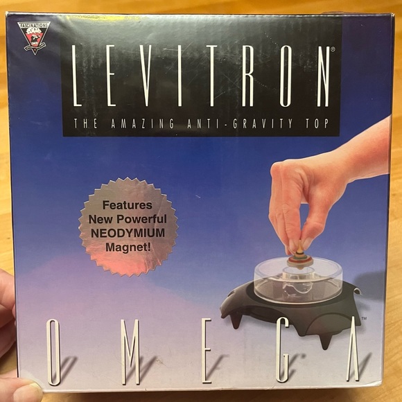Levitron | Games | Rare Find Leviton Omega Anti Gravity Top New In Unopened Box Vintage Y2k Toy ...